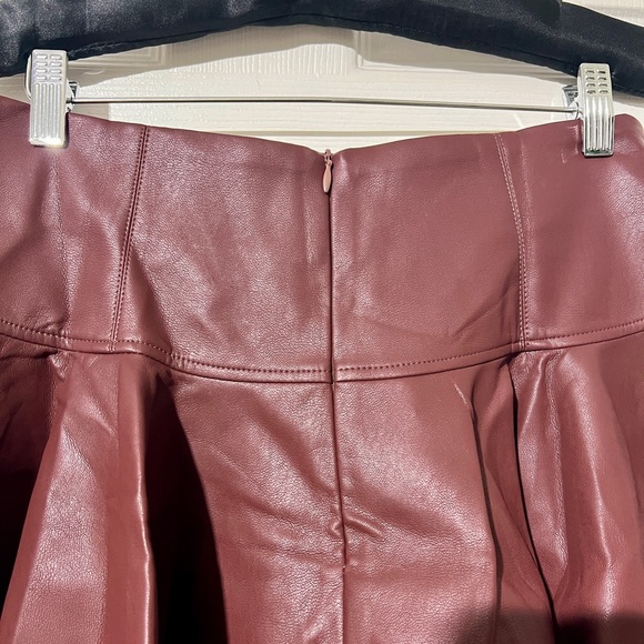 Micas | Skirts | Micas Basic Faux Leather Pleated Mini Skirt | Poshmark